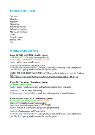 CV Alessandro Nicchi | PDF