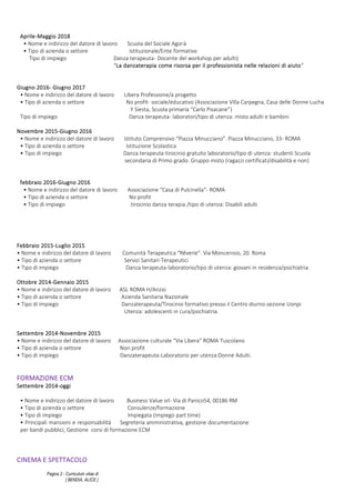 Cv alice bendia agg 05 2019 | PDF