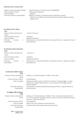 Cv alice bendia agg 05 2019 | PDF