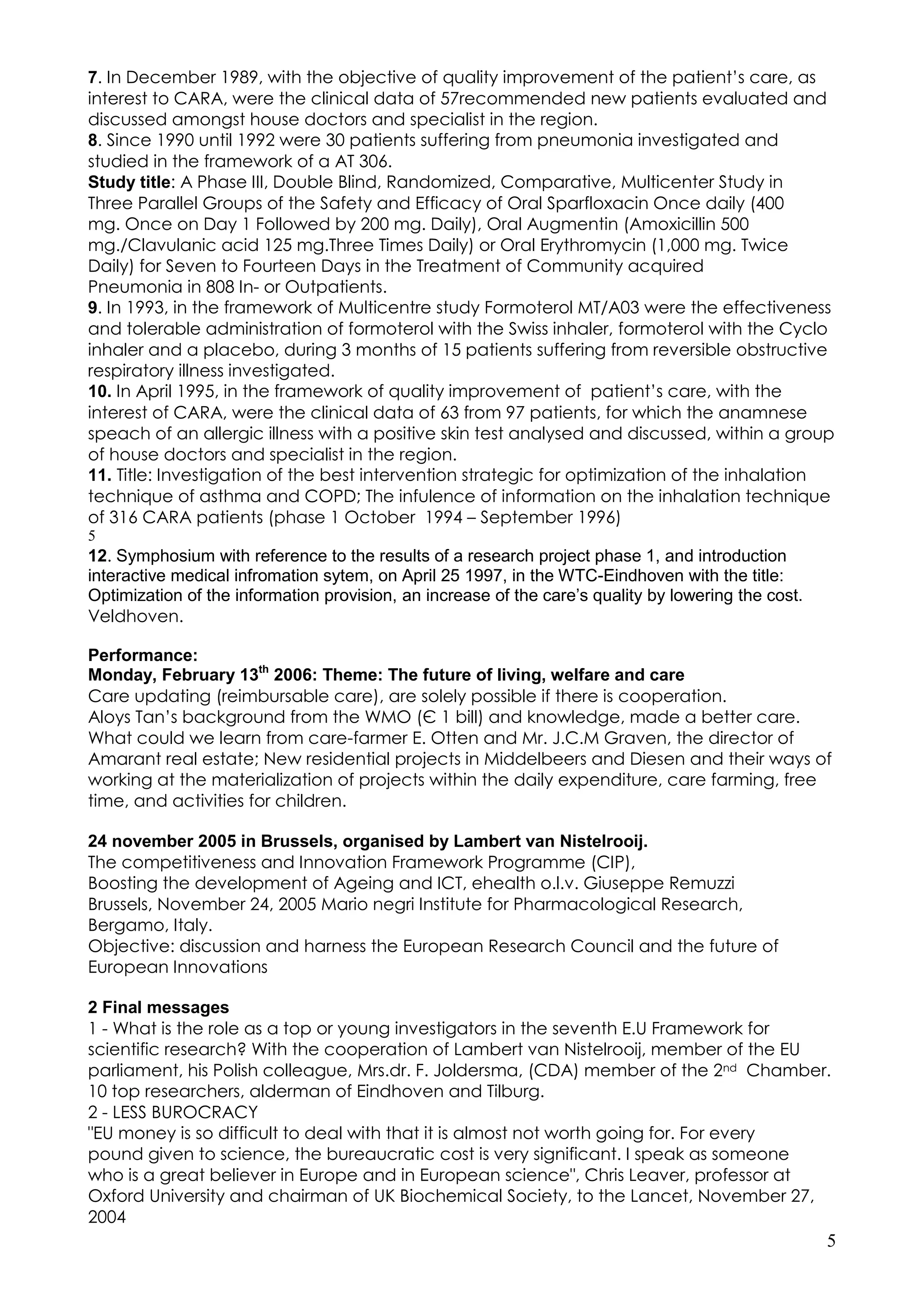 Cv Aloys Eng 2009 | PDF