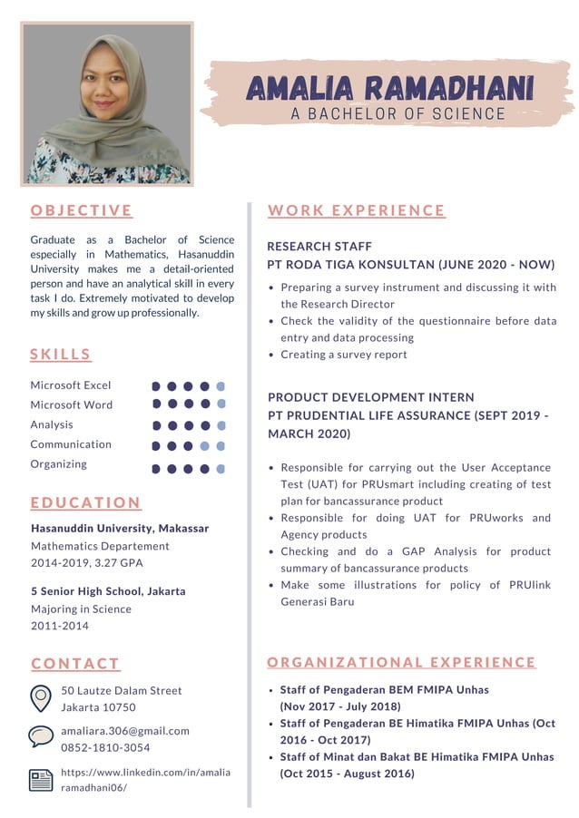 Cv Amalia Ramadhani | PDF