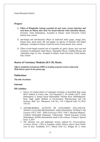 Cv amin new version 2016 | PDF