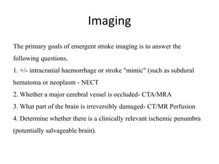 MRI in CVA | PPTX