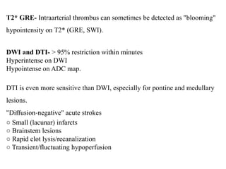 MRI in CVA | PPTX