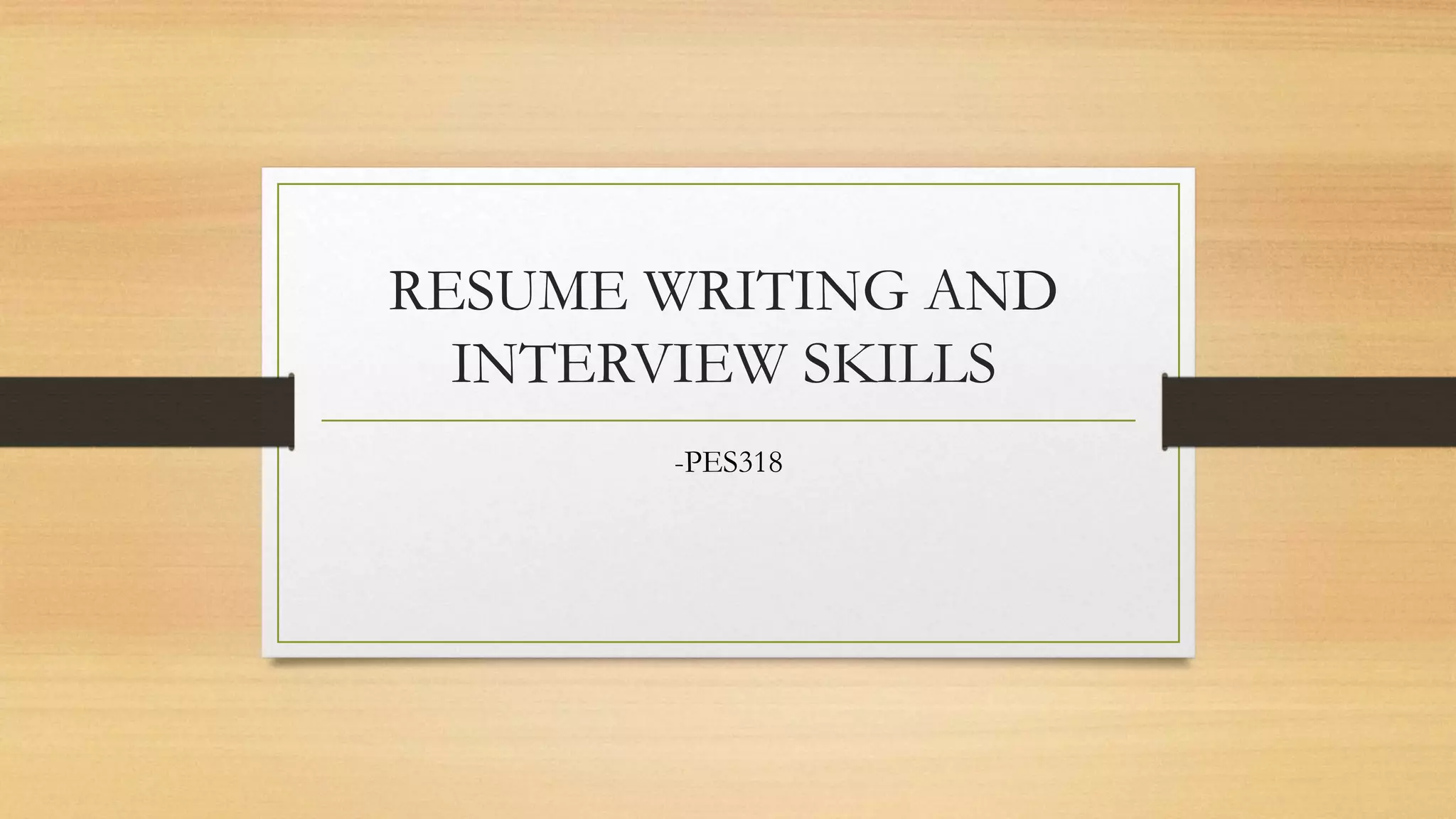 CV AND INTERVIEW.pptx