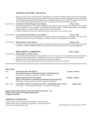 Cv andrea pettazzoni_march2013 | PDF