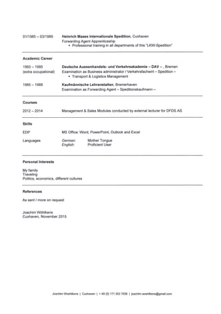 Online-CV & Reference letter | PDF