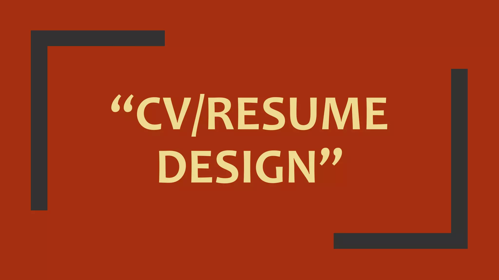 Cv and resume writing | PPTX