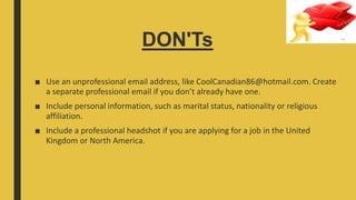 Cv and resume writing | PPTX