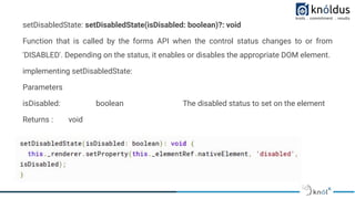 Introduction to Custom Form Control | PDF