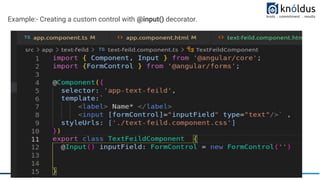 Introduction to Custom Form Control | PDF