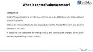 Introduction to Custom Form Control | PDF