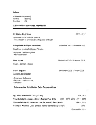 CV Angelo Beneventi | PDF