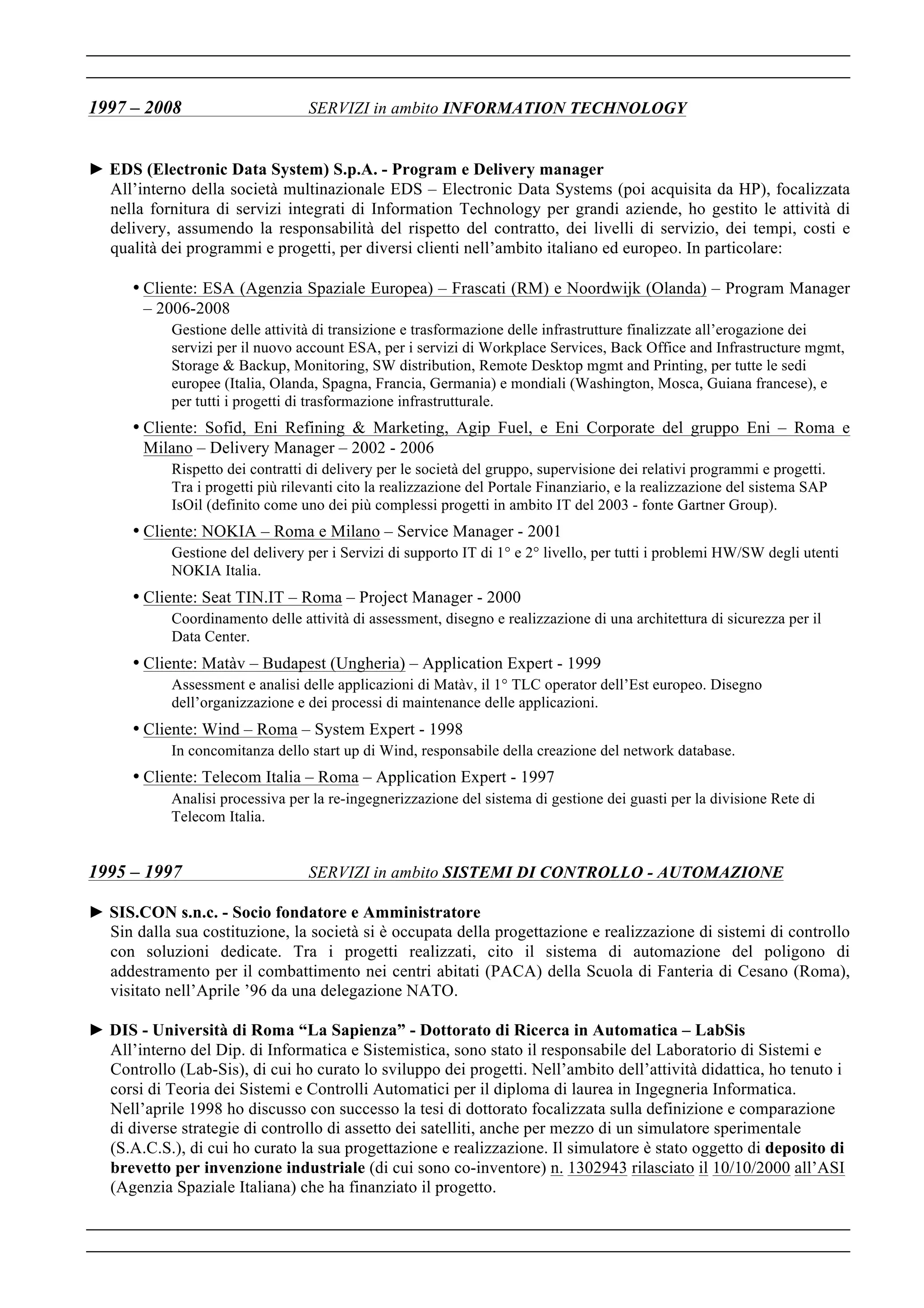 Cv angelo pignatelli_8_gennaio2016 | PDF