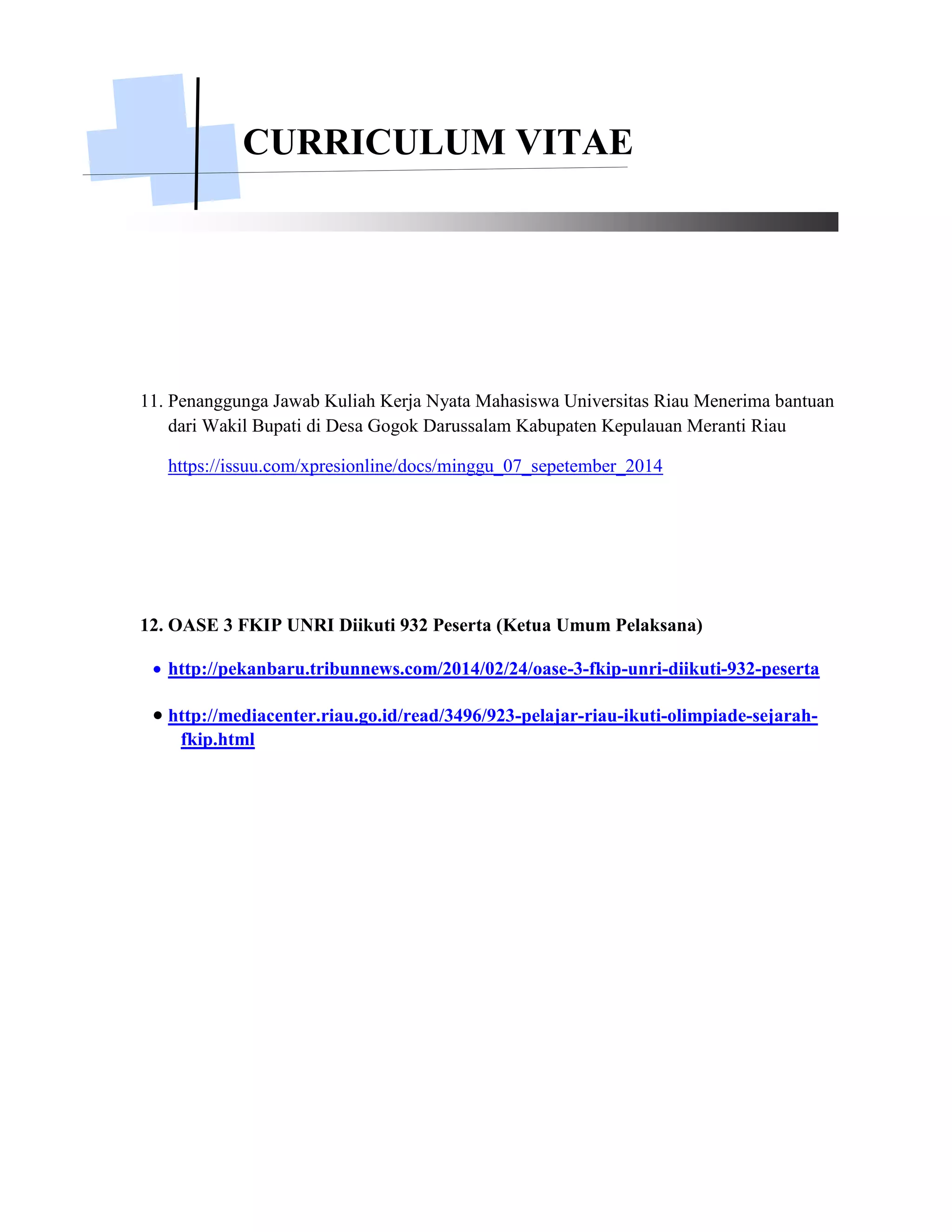 Cv anju nofarof hasudungan | PDF