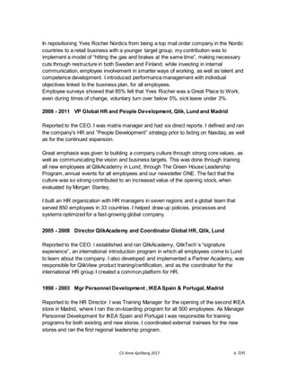 CV Anna Kjellberg October 2017 | PDF