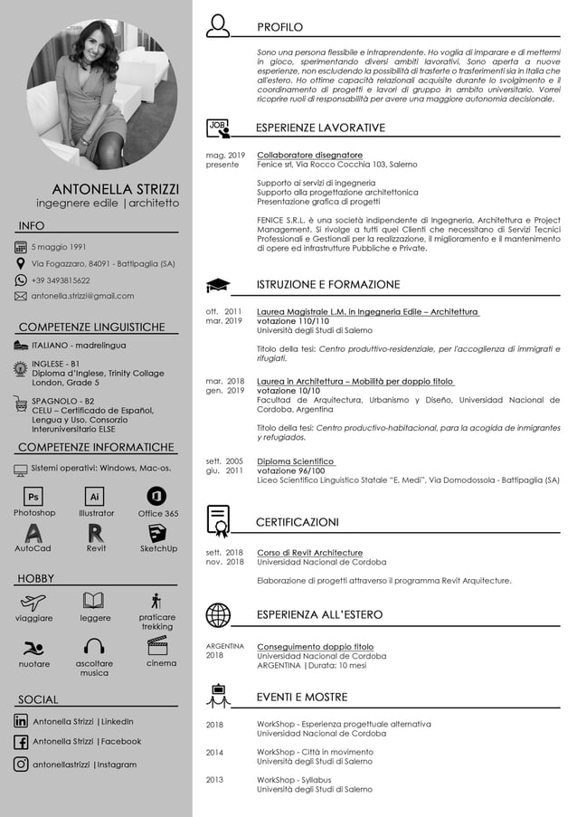 Cv_Antonella Strizzi_ita | PDF