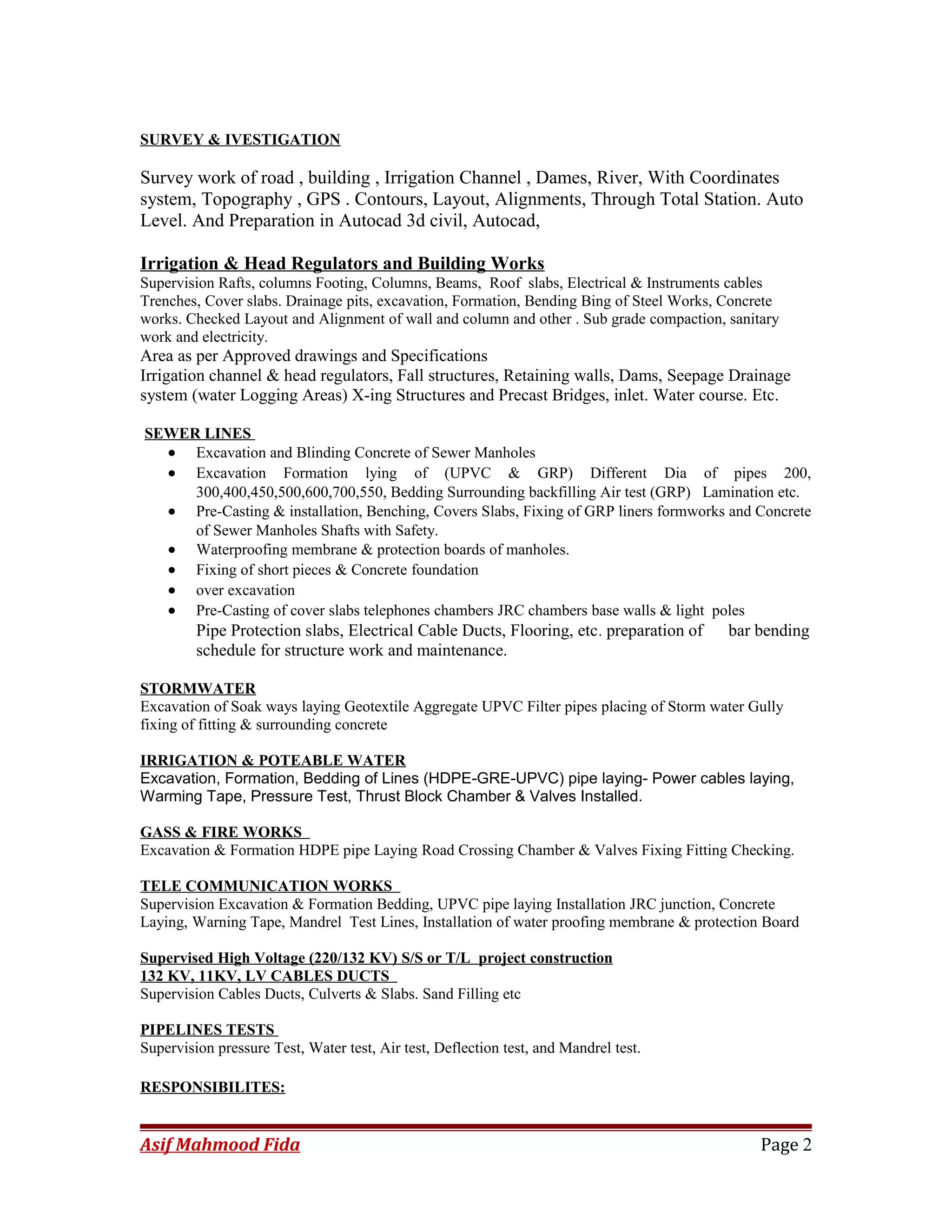 Cv asif mahmood | DOC