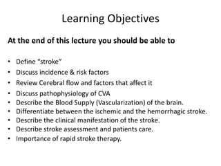 CVA+strok for nursing students by Raafat .ppt