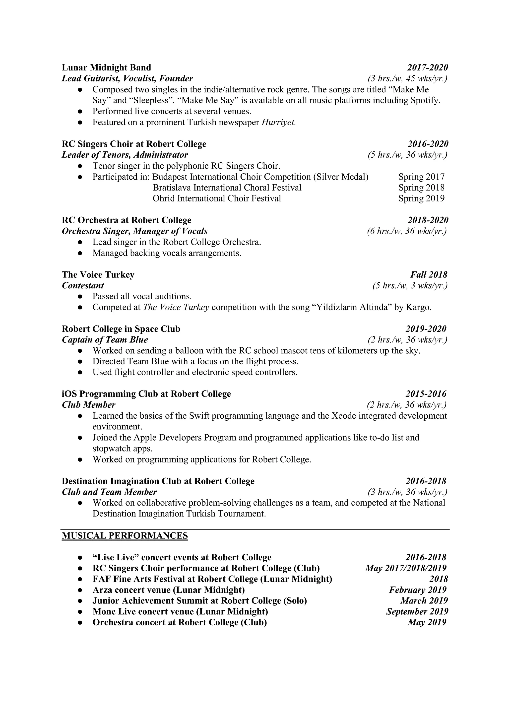 CV - Egemen Balban | PDF