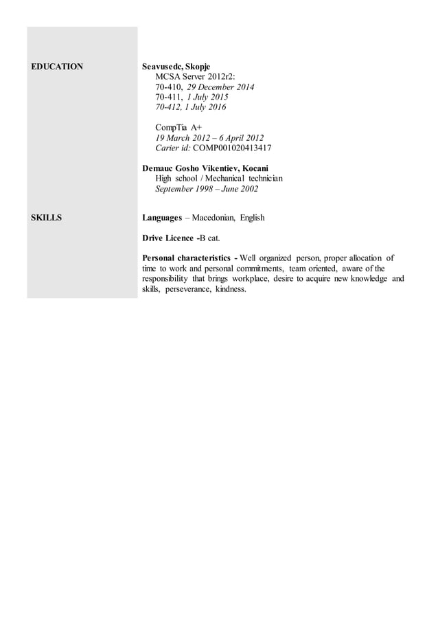 Cv Branko Nikolov | PDF