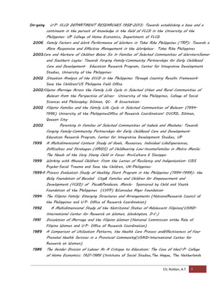 Cv brief.che dean roldan | PDF