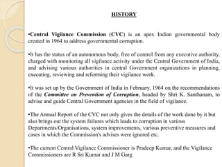 Central Vigilance Commission | PPTX