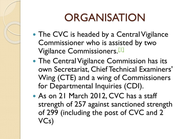 Central Vigilance Commission | PPTX | Debated Sensitive Social Issues ...