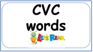 Fuller Method -CVC Reading Chart........ | PPT