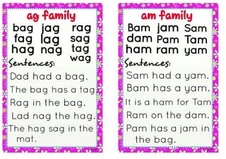 cvc reading practice for new beginners in elementary | DOCX