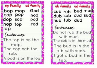 cvc reading practice for new beginners in elementary | DOCX