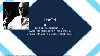 Colocacion de CVC con sus accesos venosos .pptx