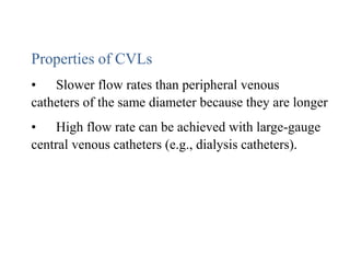 C.V.C 99 .pptx central venous access lecture | PPTX