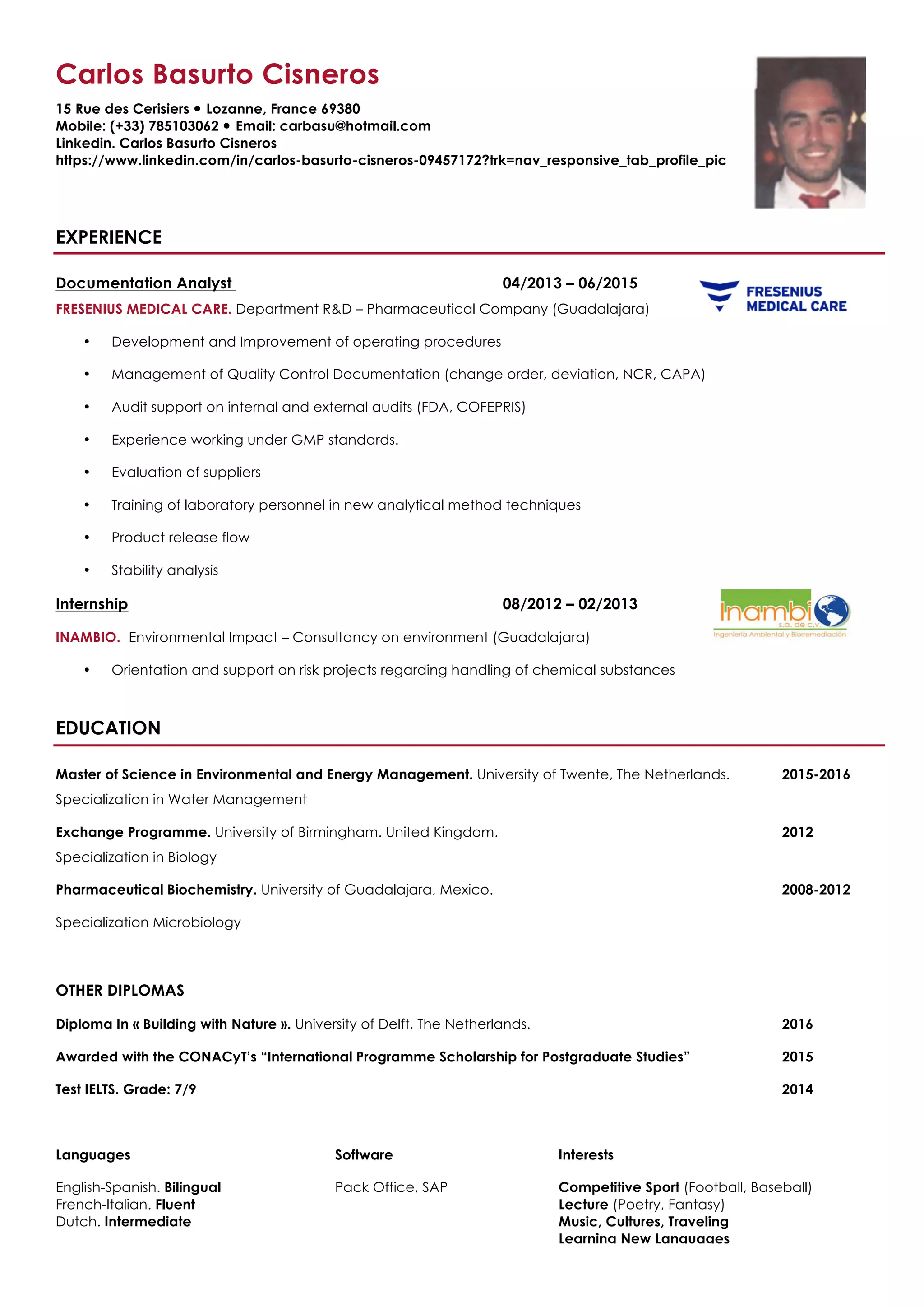 Cv carlos basurto | PDF