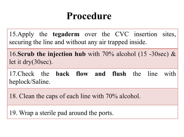 Central Venous Catheter Care- A Nursing skill | PDF