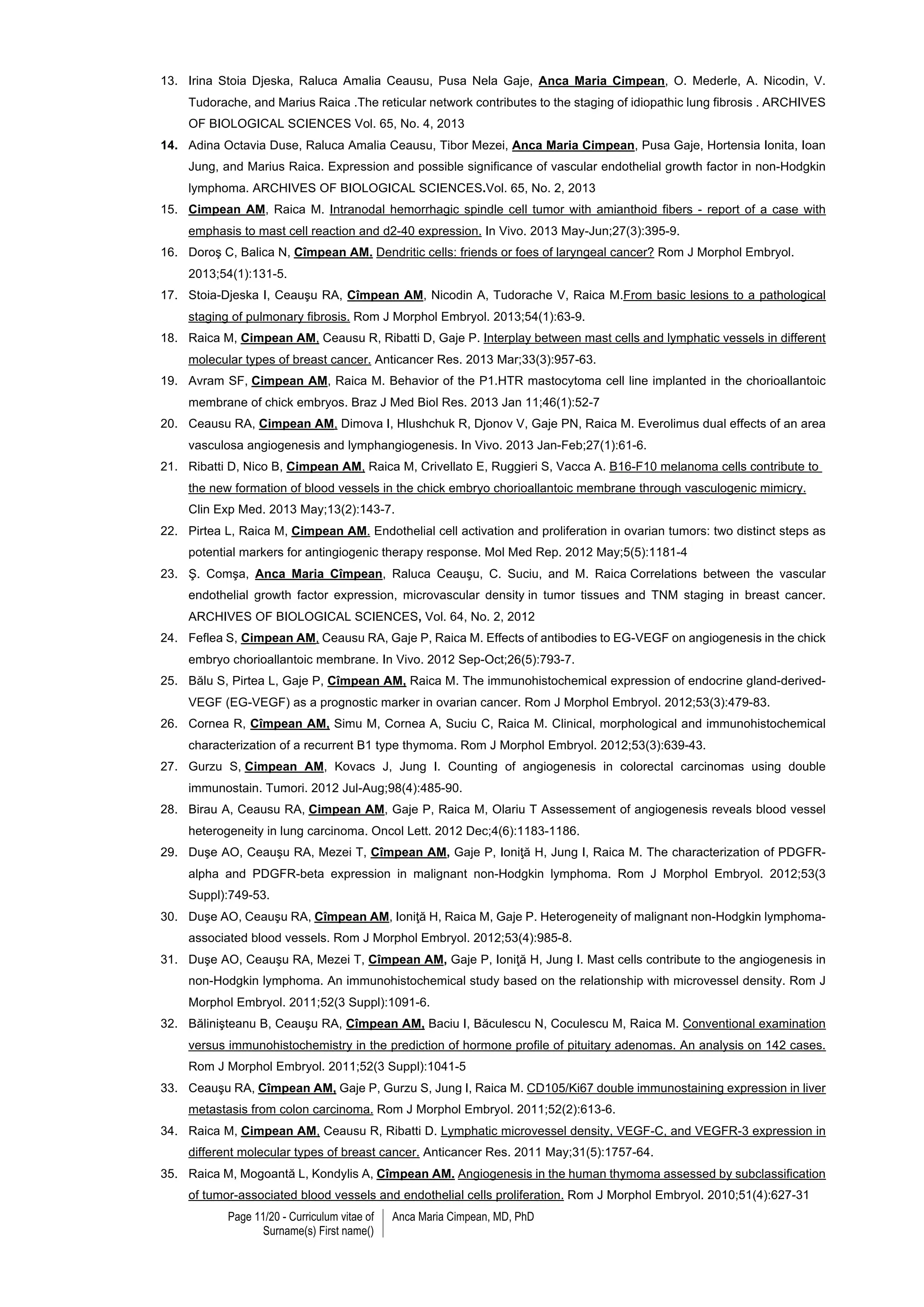 Cv cimpean 2020. updated.1 | PDF