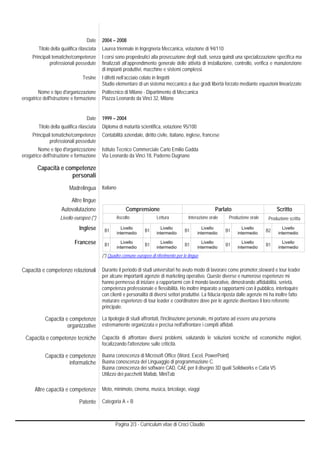 Cv Claudio Croci | PDF