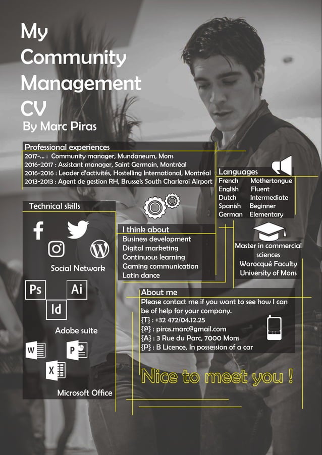 Cv community manager marc piras | PDF