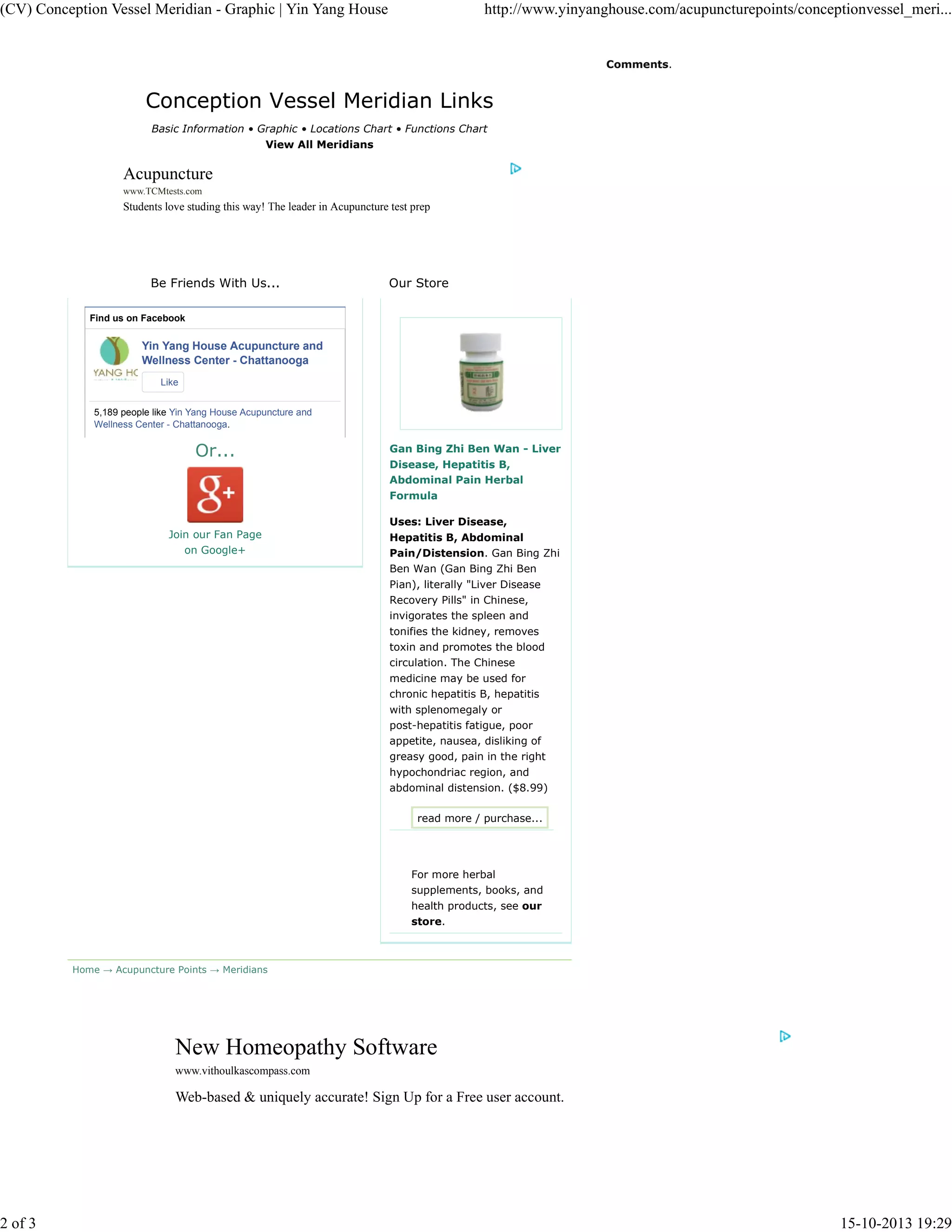 (Cv) conception vessel meridian | PDF