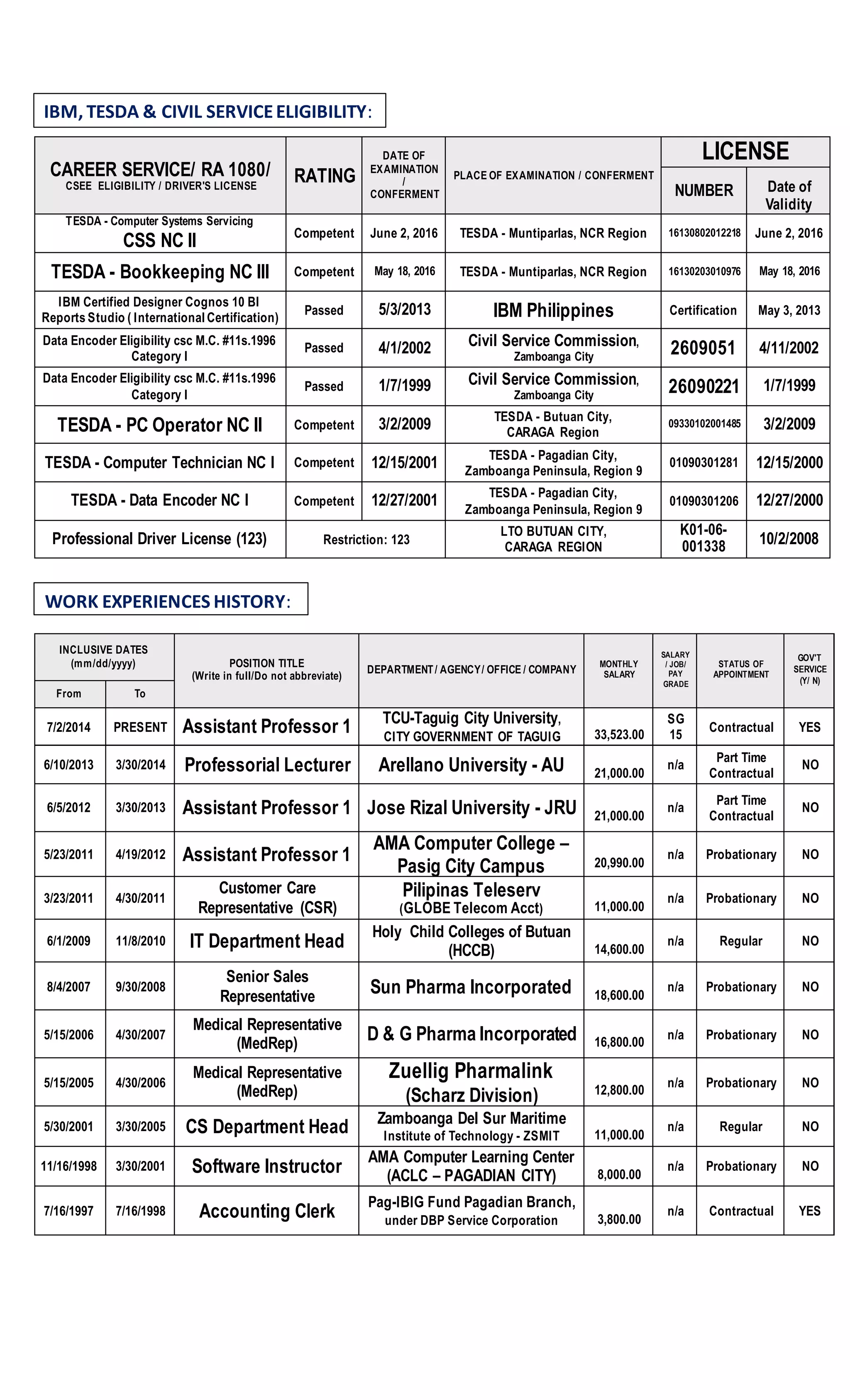 CV of CORTES MELJUN 2020 | PDF