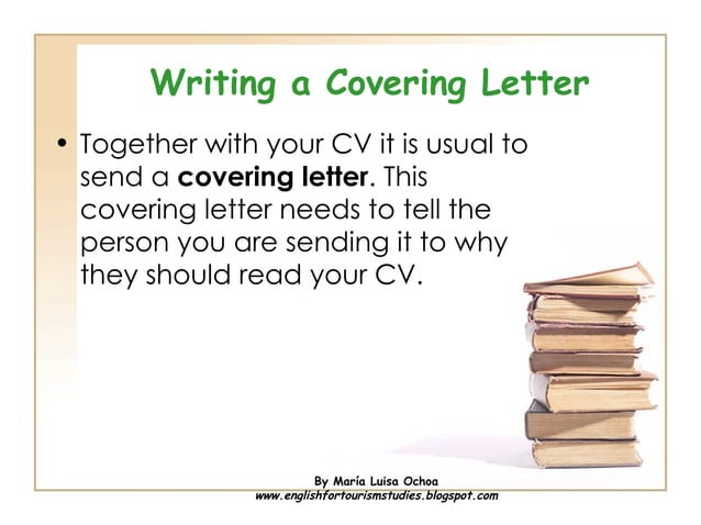 Cv & covering letter | PPT | Resume Writing and Advice | Job Search