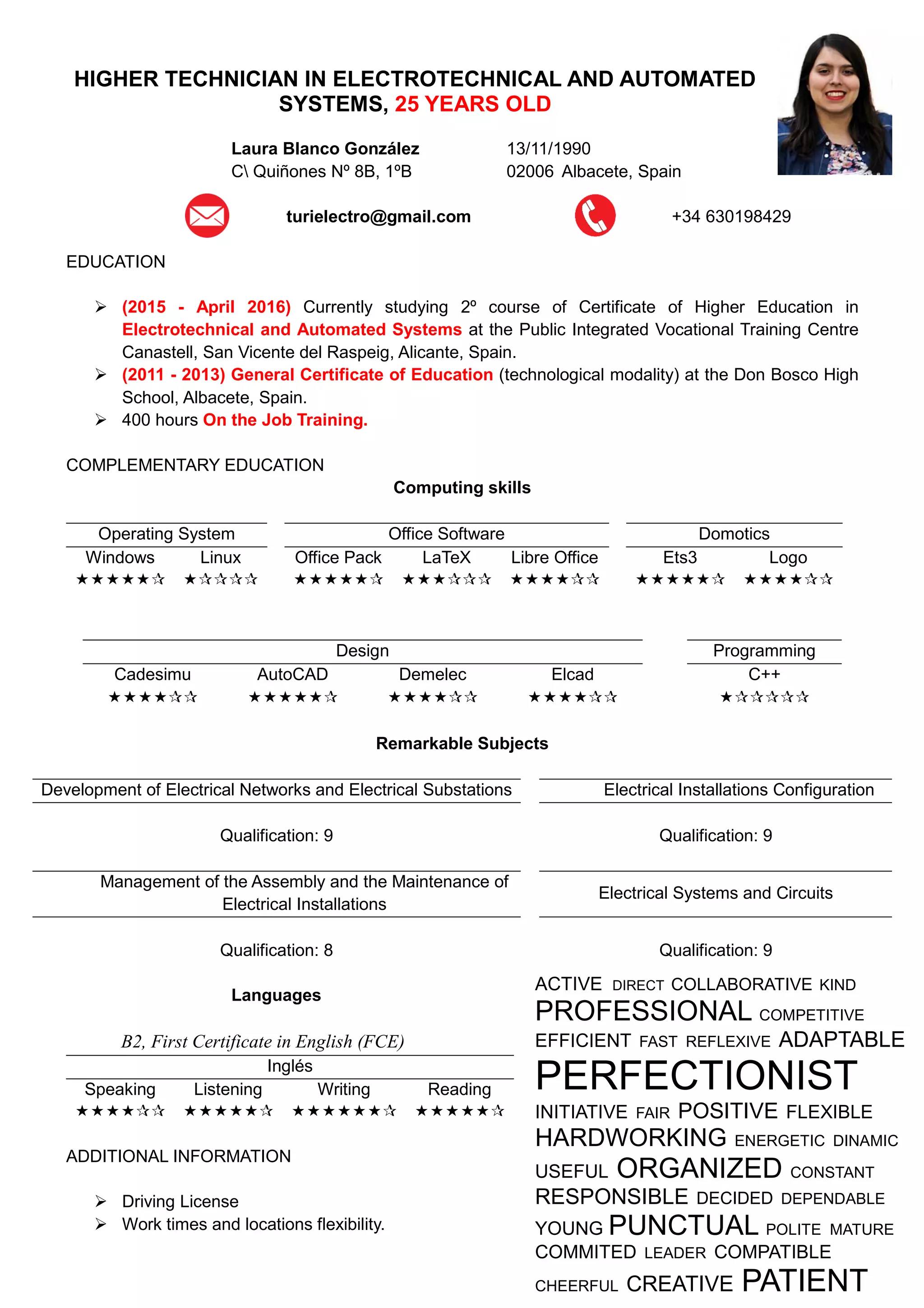 Cv cover letter laura blanco gonzález | PDF