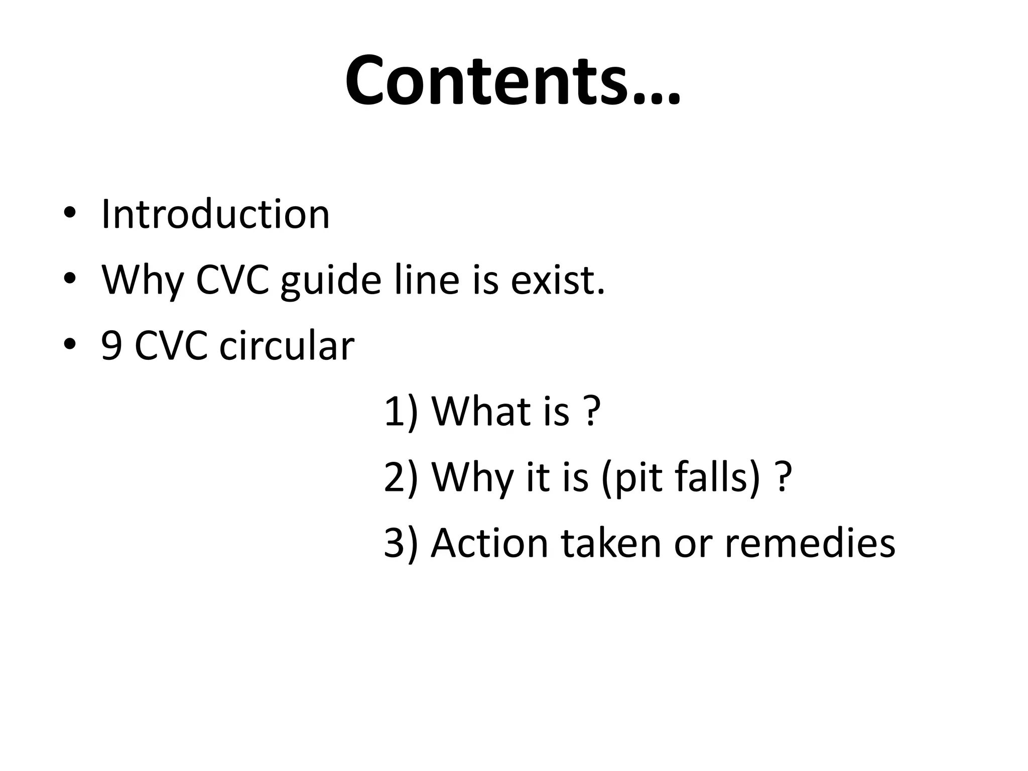 Cvc presentation | PPTX