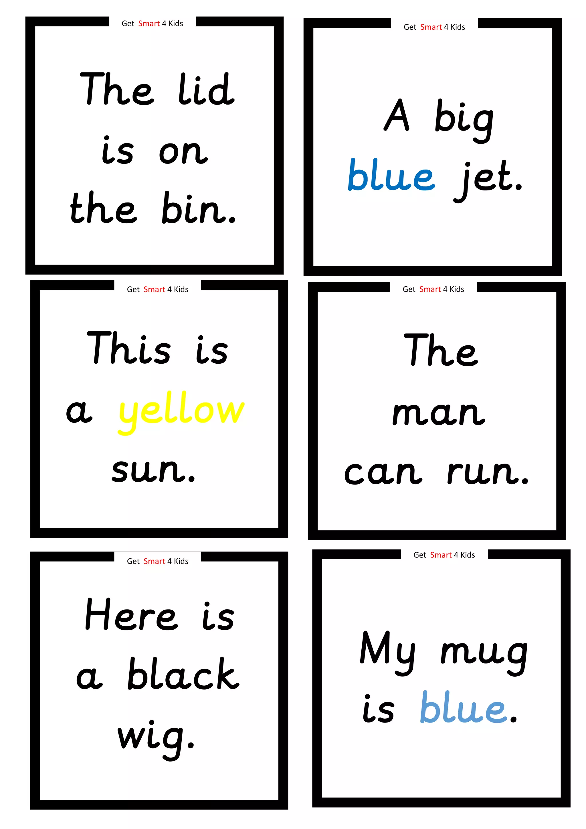 Cvc sentence and picture match activity | PDF