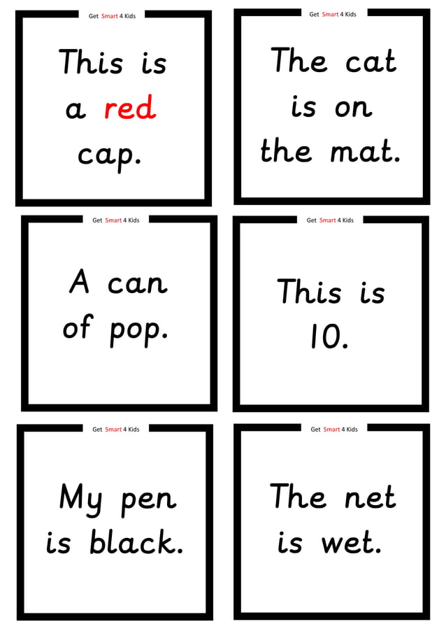 Cvc sentence and picture match activity | PDF