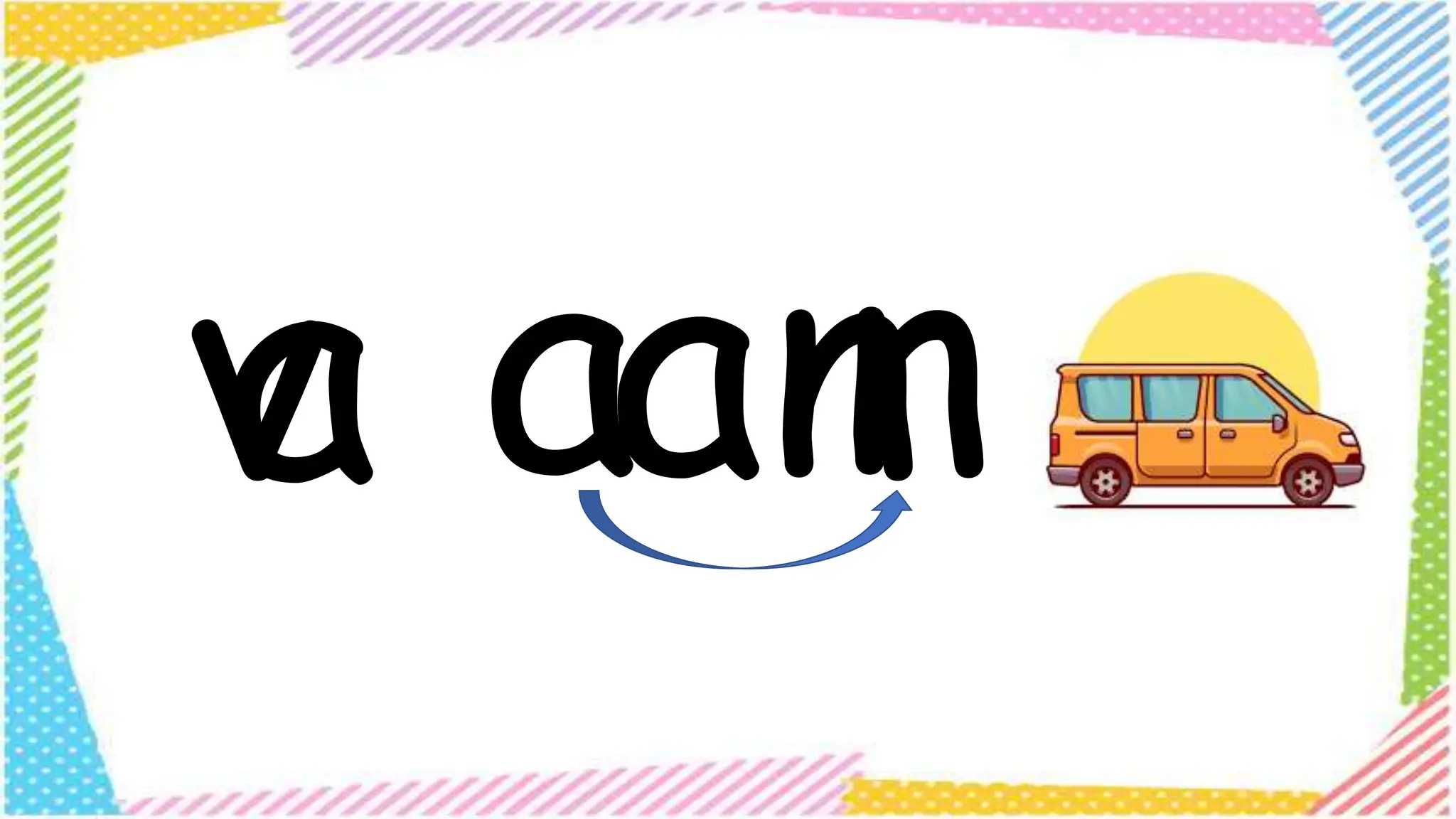 cvc short a sound example cat, jan van .pptx