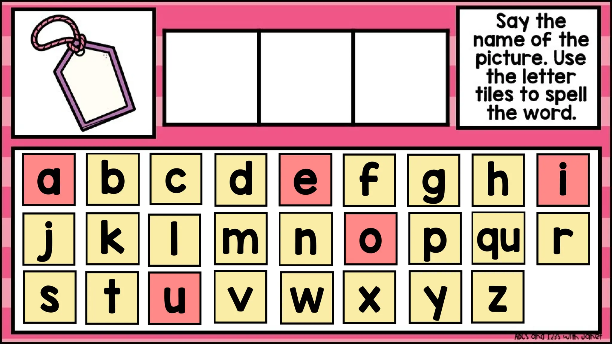 CVC Word Families (-ag) Digital Activities.pptx