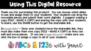 CVC Word Families (-ag) Digital Activities.pptx