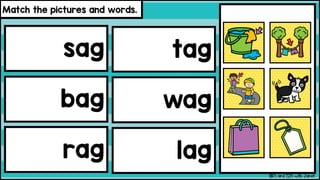 CVC Word Families (-ag) Digital Activities.pptx
