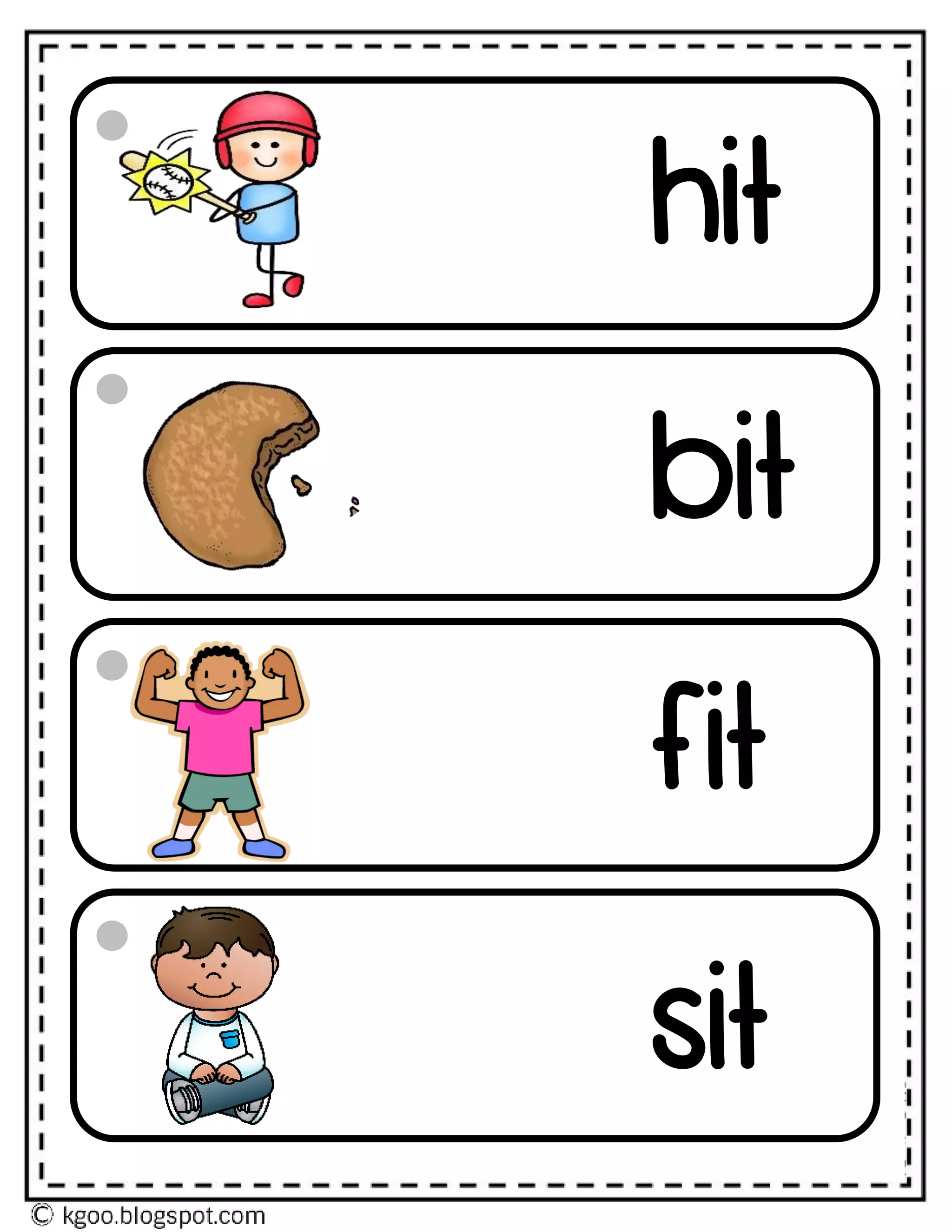 Cvc word family word work | PDF